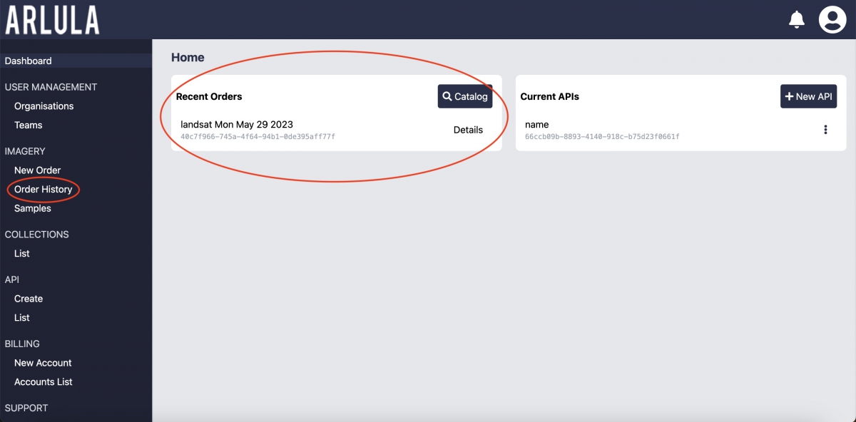How to View Orders on the Dashboard - Arlula