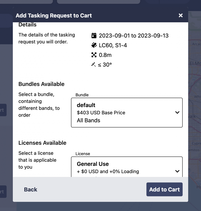 Navigating the Tasking Search Platform - Arlula