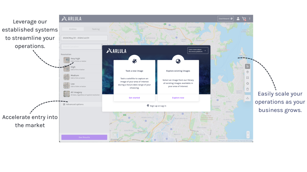 Geostack For Satellite Operators - Arlula